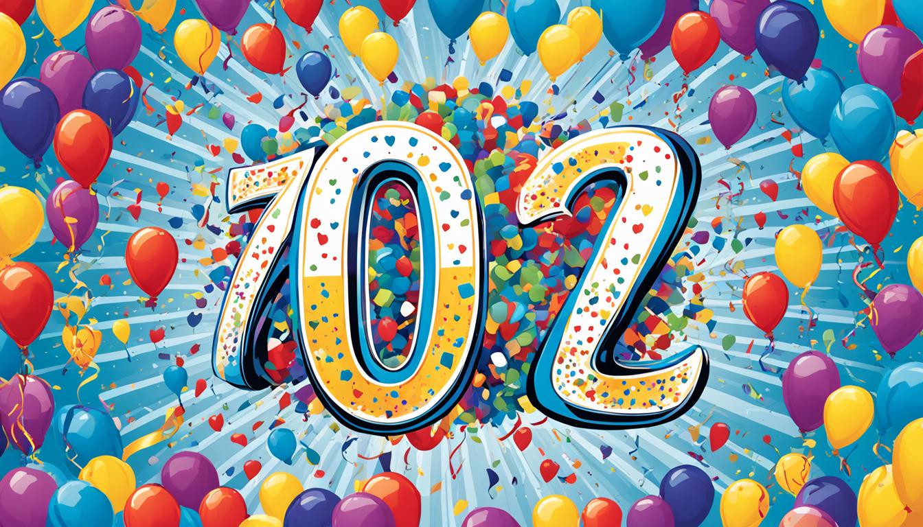 Celebrate a Joyous Happy 70th Birthday Milestone!